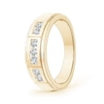 ANGARA Natural Diamond Wedding Ring for Men - Channel-Set Diamond Men's ...