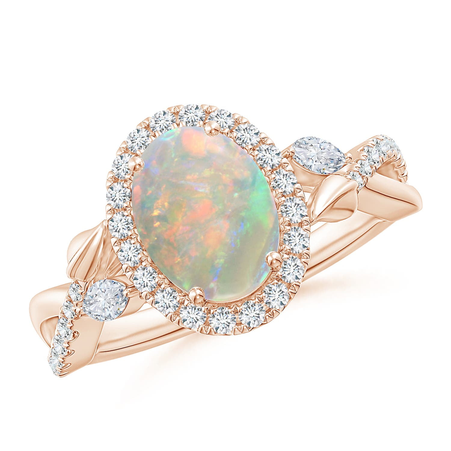 Customer reviews for Angara Natural Opal Ring - Oval 1.1 ct Opal ...
