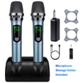 ANGEL FISH Dual Handheld Wireless Microphone System Rechargeable ...