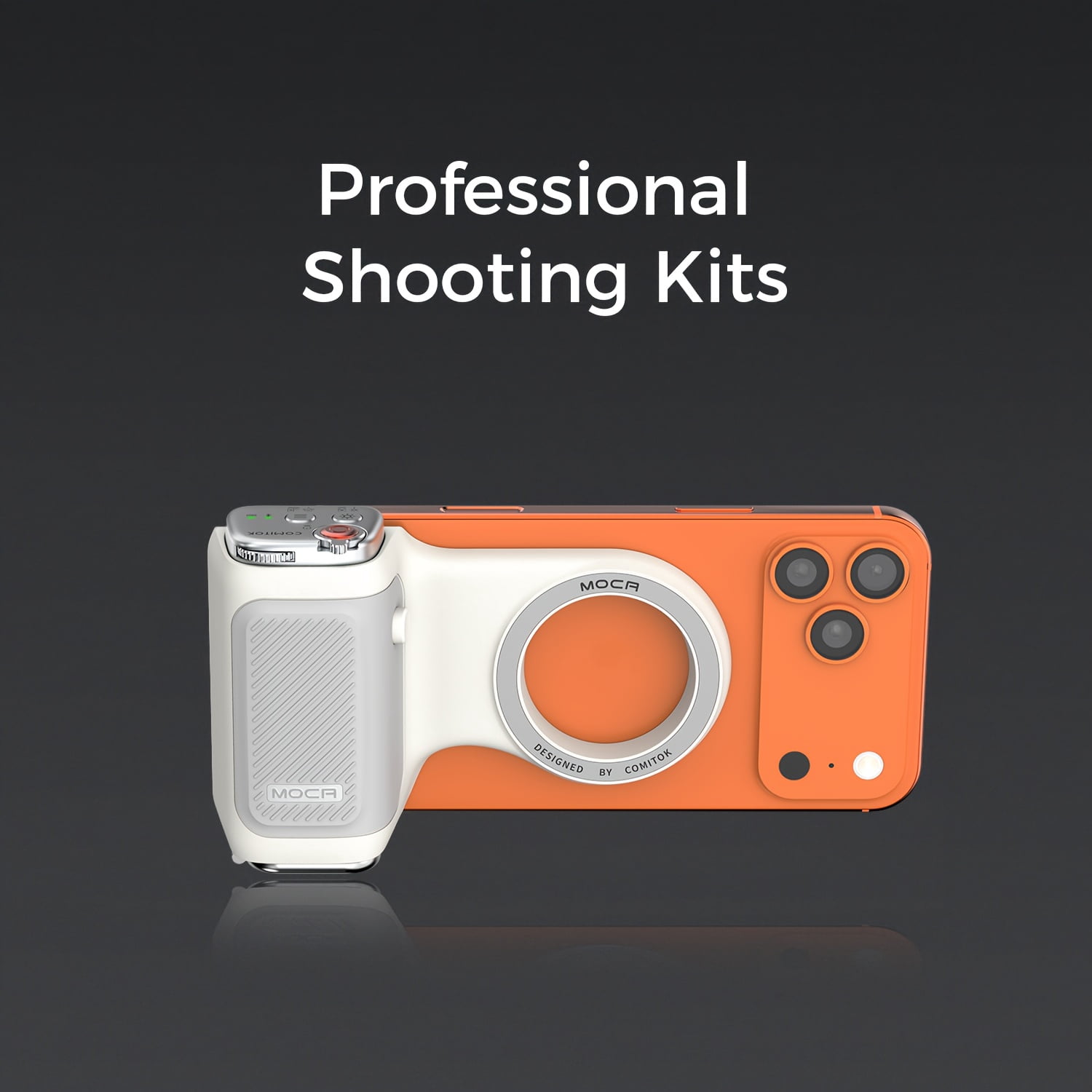 ANGEL FISH MOCA Magnetic Camera Grip for iPhone iOS 18/26, 1-Tap Access ...