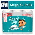 Angel Soft 2-Ply Toilet Paper, 18 Mega XL Rolls, 480 Sheets Per Roll ...