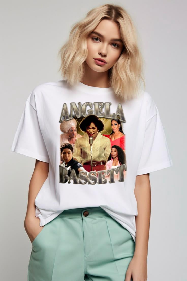ANGELA BASSETT Vintage T-Shirt, Angela Bassett Ho, for men & women, up ...