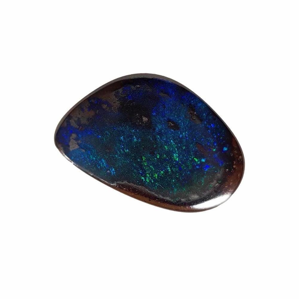 ANGELIC SURPRISE SOLID AUSTRALIAN BOULDER OPAL GEMSTONE (LOOSE OPAL ...