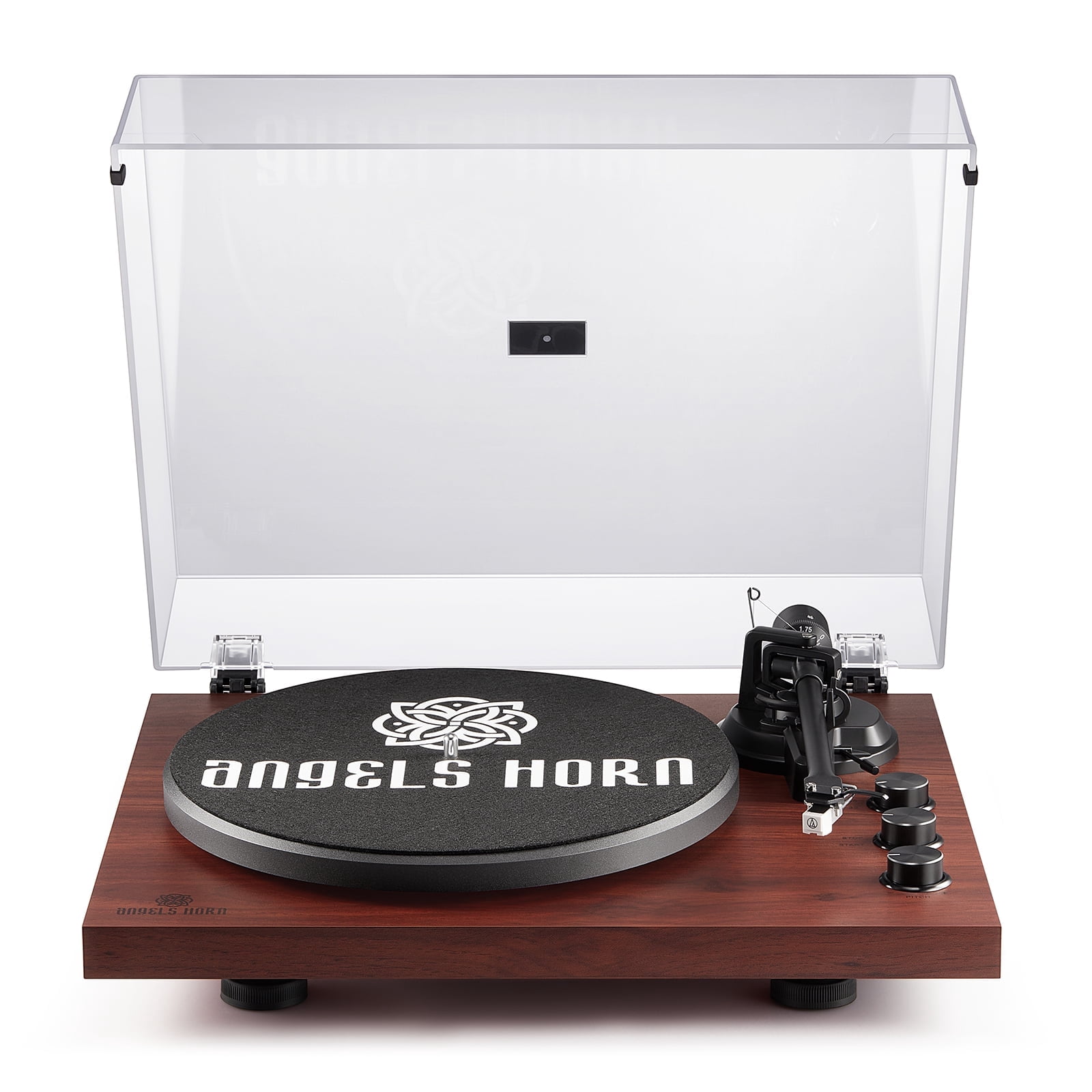 ANGELS HORN AH1 Bluetooth Turntable, Hi-Fi Vinyl Record Player ...