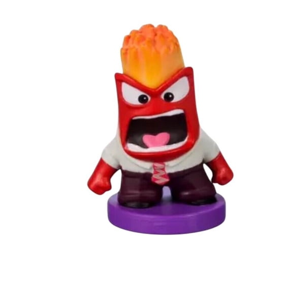 ANGER Inside Out PVC CAKE TOPPER Figurine Gift Figure 3” New 2024 ...