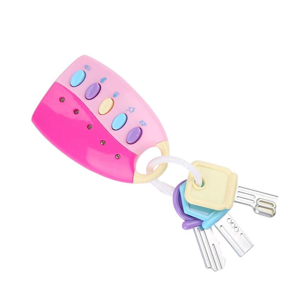 ANGGREK 2 Color Musical Car Key Toy Colorful Baby Smart Remote Key Toys ...