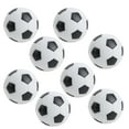 ANGGREK Mini Table Soccer Balls, Table Football Balls, 32mm 153g Black ...