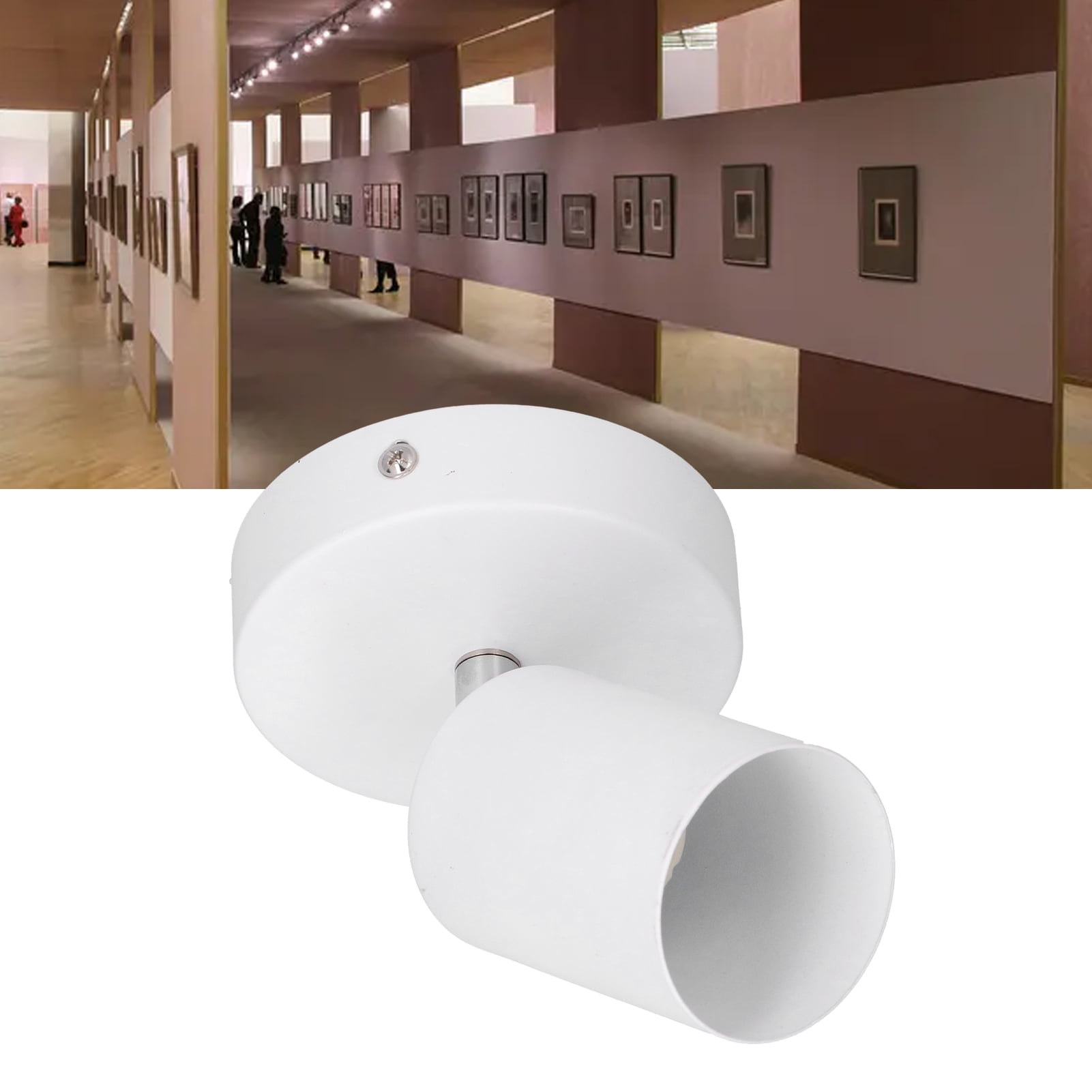 ANGGREK Spotlight Base Single Head Wrought Iron Adjustable Track Light ...