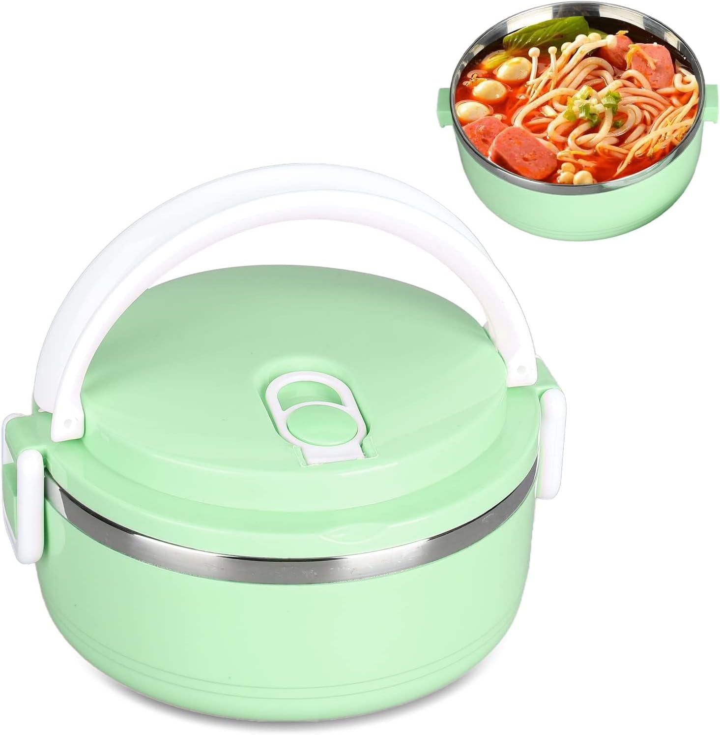 ANGGREK Thermal Lunch Box Stackable Hot Food Insulated Box 304 ...