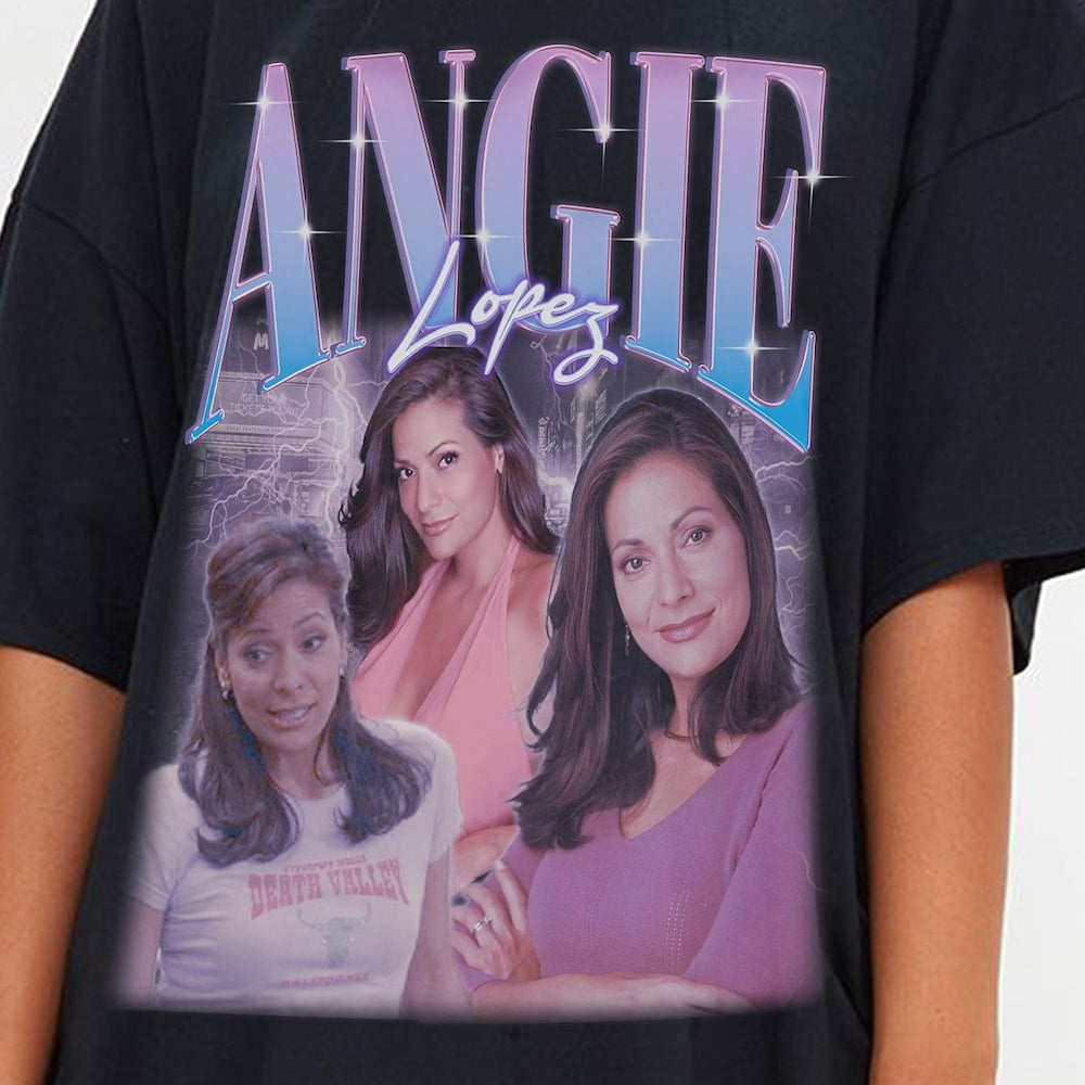 ANGIE LOPEZ Vintage Shirt, Angie Lopez Homage Tshirt, Angie Lopez Fan Tees, Angie Lopez Retro ...