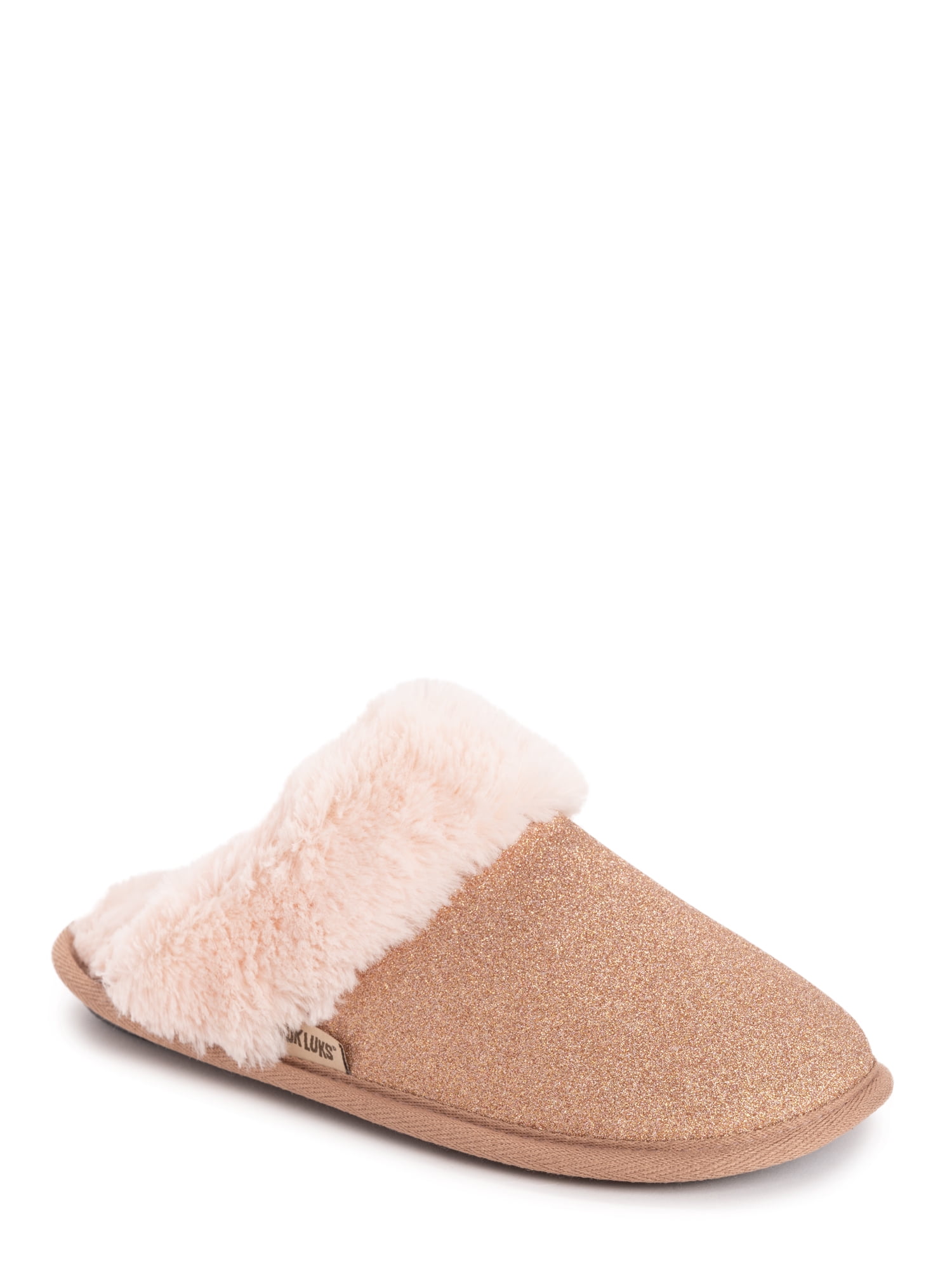 ANGLED SPARKLE SCUFF-ROSE GOLD - Walmart.com