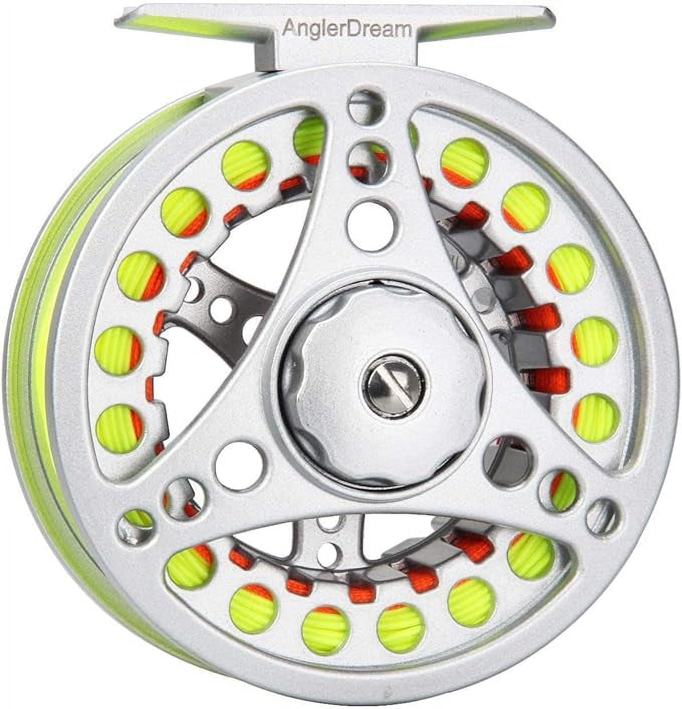 ANGLER DREAM (1/2WT 3/4WT 5/6WT 7/8WT) Fly Reel with Line Combo ...