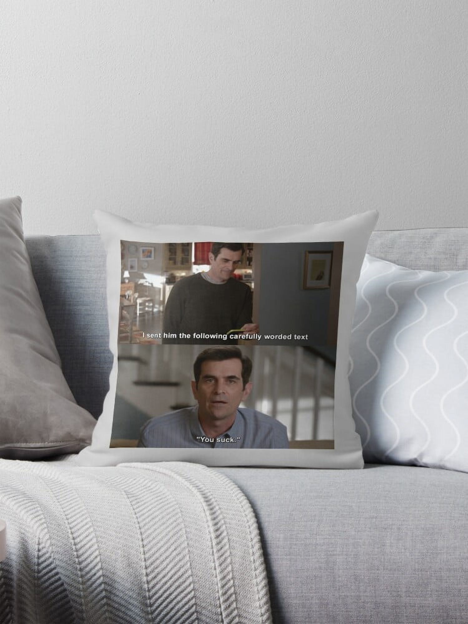 AEFER Modern Family Haley Dunphy and Phil Dunphy Throw Pillow Covers ...