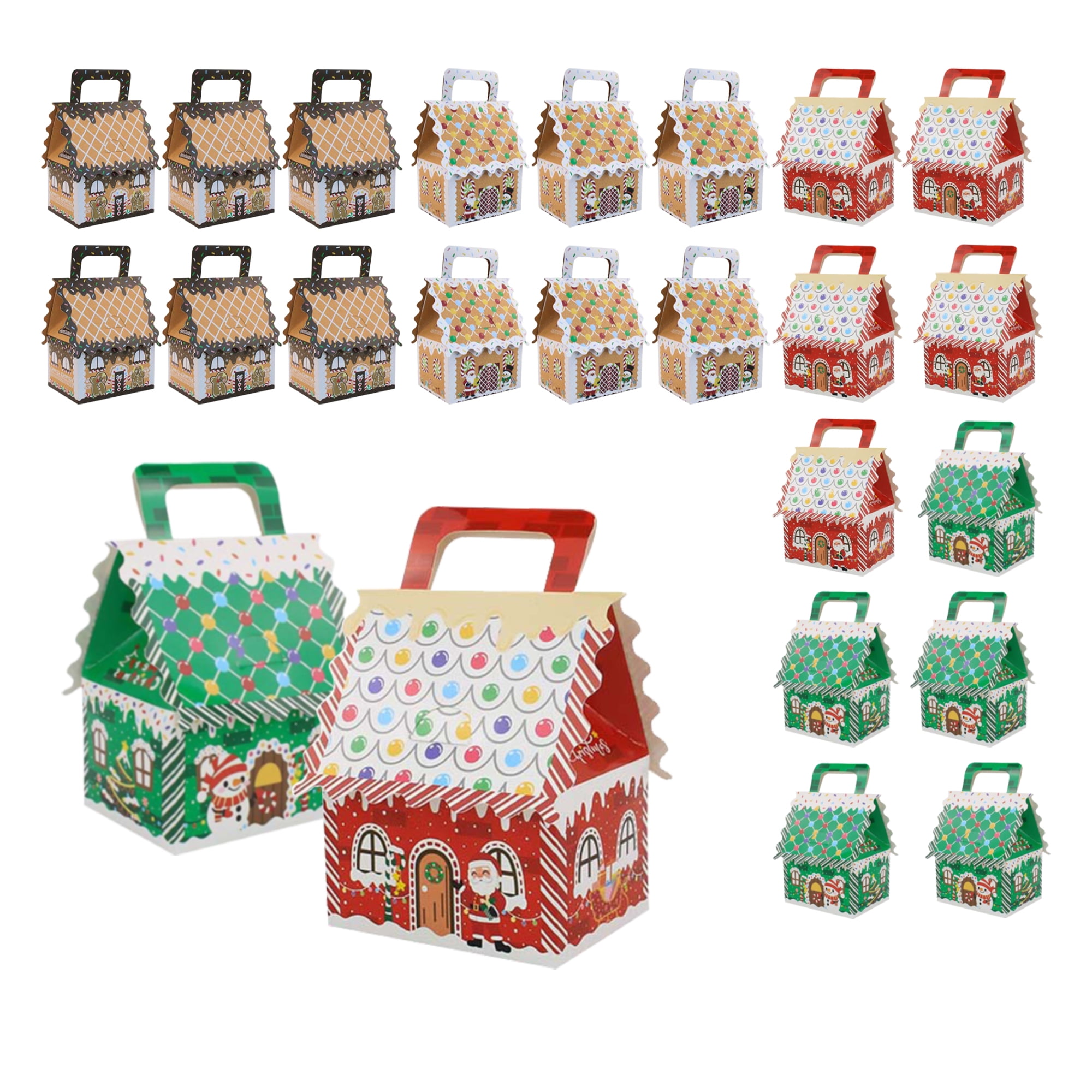 ANGTUO Small Christmas Candy Boxes, Set of 24 for Storing Cookies and ...