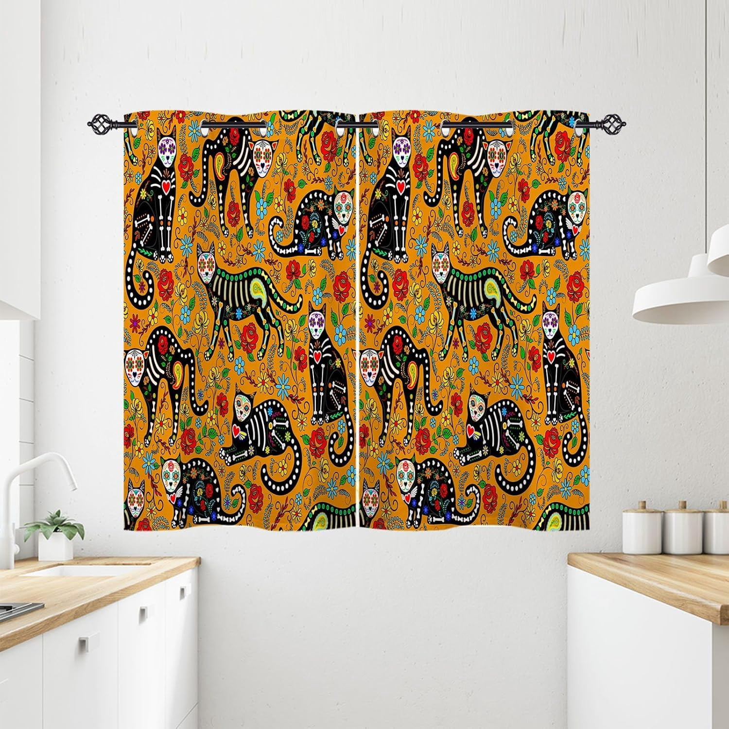 ANHOPE Whale Curtains Light Filtering Ocean Theme Underwater Cartoon ...