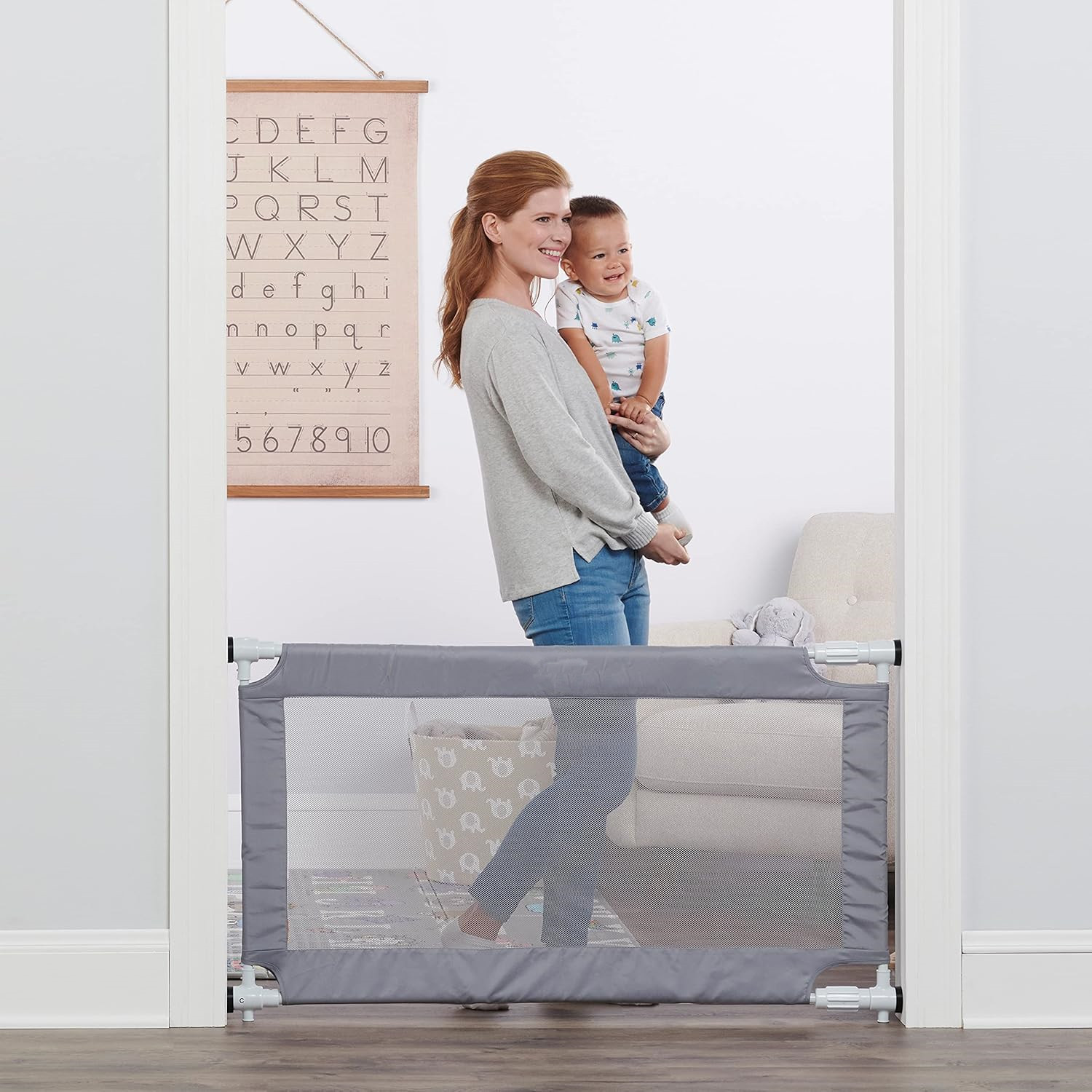 ANHXN Extra Wide Retractable Baby Gate, Award Winning Brand, Wide, Easy ...