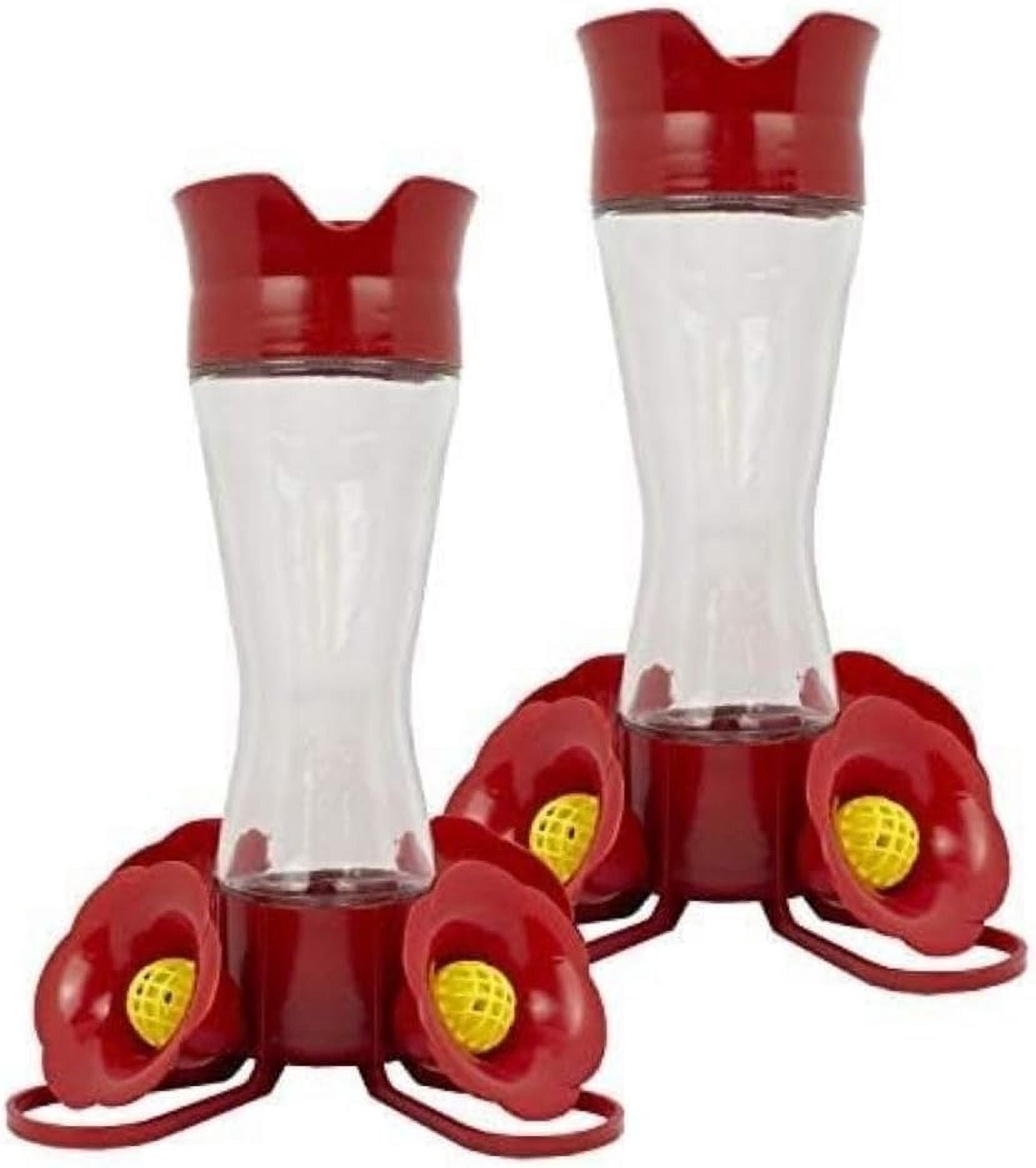 ANHXN Hummingbird Feeders for Outdoors with Perches, Ant Moat, Bee ...