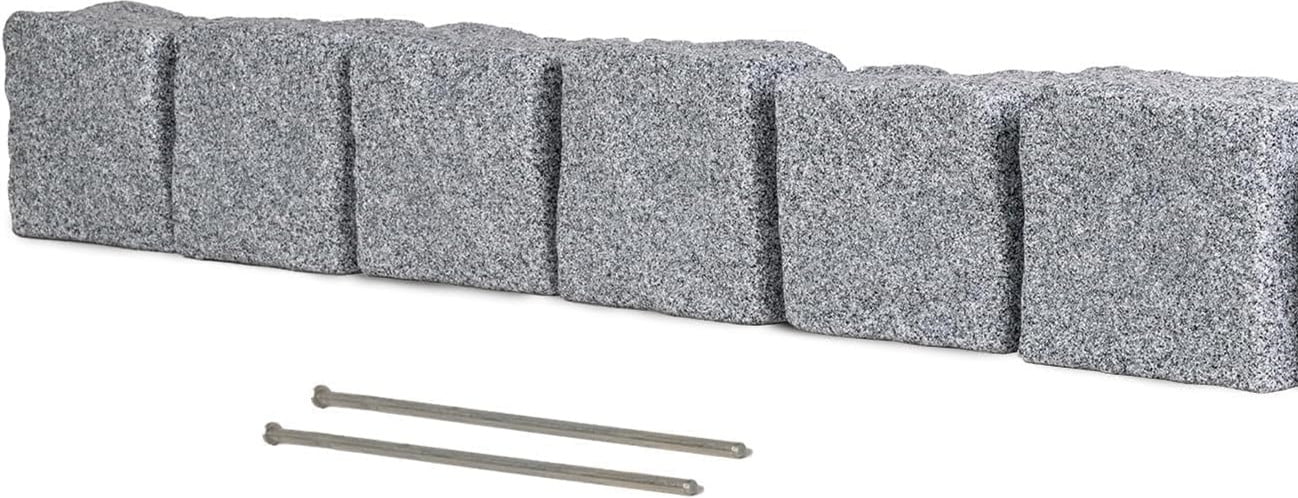 ANHXN Landscape Edging | Garden Edging Border | Faux Stone Blocks for ...