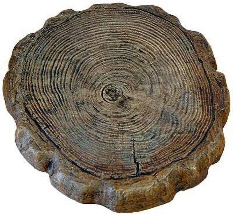 ANHXN Large Log Stepping Stone, Espresso - Walmart.com