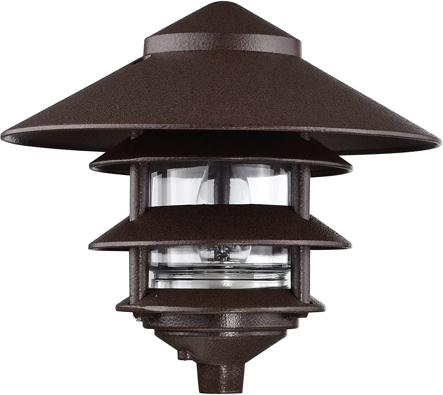 ANHXN Louver Hood Outdoor Pagoda Landscape Pathway Light - Walmart.com