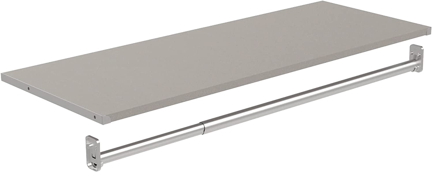 ANHXN Modular Shelf & Hang, Wood Organizer Adjustable Closet, Add On ...