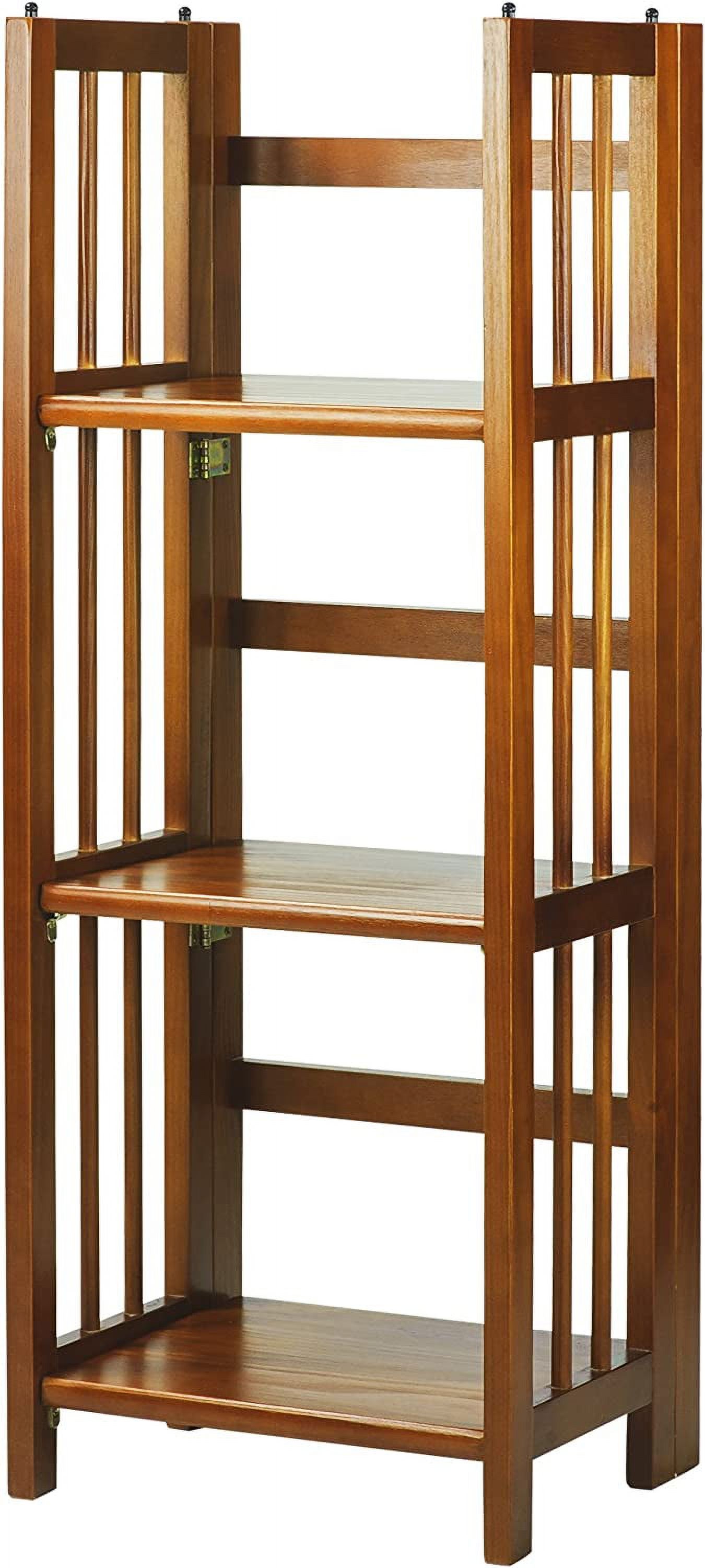 ANHXN Narrow Wide Solid Wood Folding Bookcase, - Walmart.com