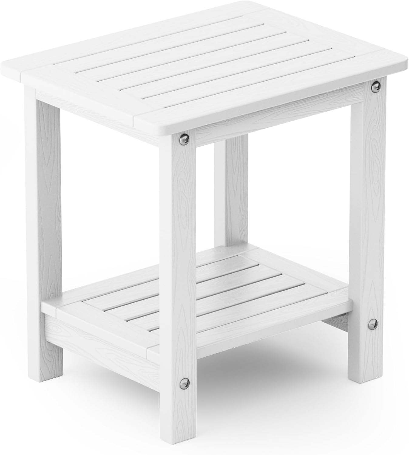 ANHXN Outdoor Side Table for PatioHIPS Weather - Resistant Tables ...