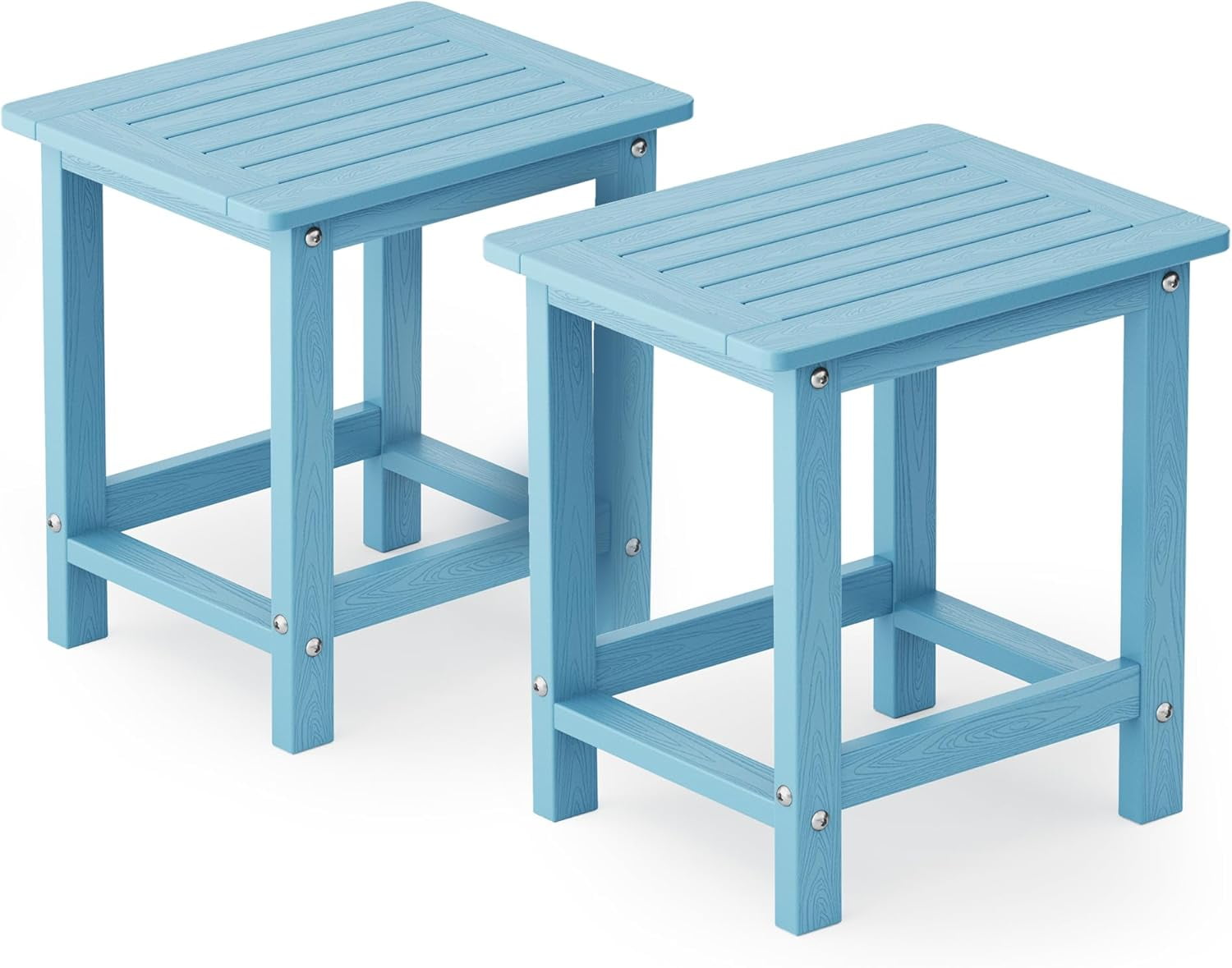 ANHXN Outdoor Side Table for PatioHIPS Weather - Resistant Tables ...