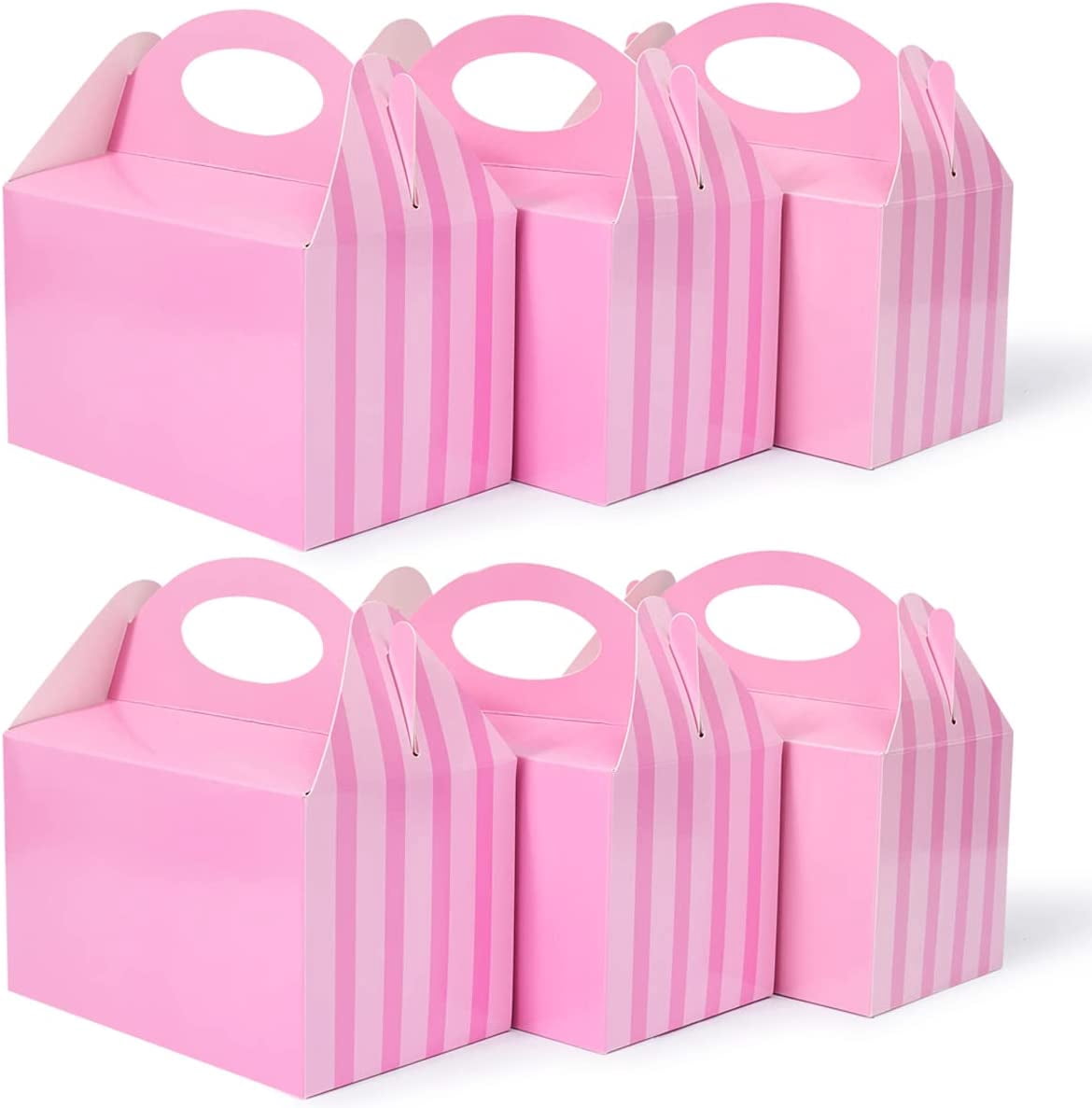 ANHXN Party Treat Boxes , Candy Boxes with Handle - Paper Cookie Gift ...