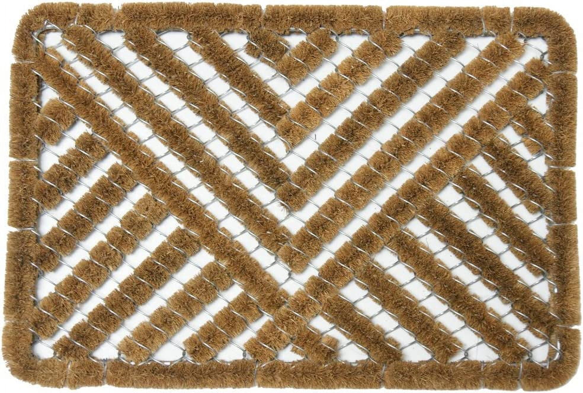 ANHXN "Polygon" All Weather Coco Scraper Mat, - Walmart.com