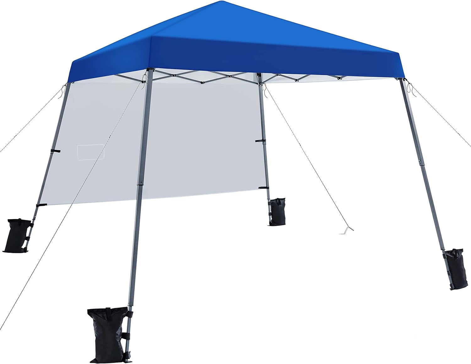 ANHXN Pop Up Canopy Tent with Backpack, Base Portable Easy One Person ...
