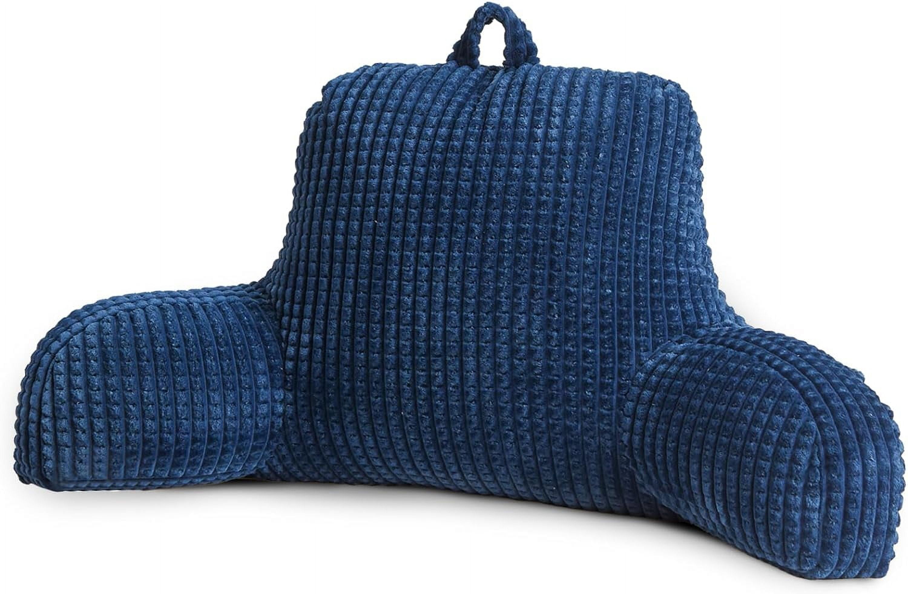 ANHXN Reading Pillow Bed Wedge Backrest with Arm Back Support, Can Sit ...
