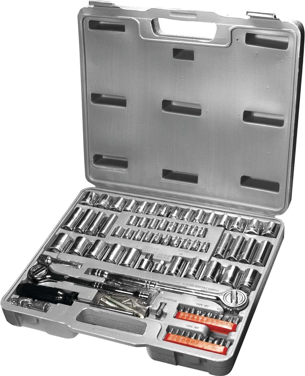 ANHXN SAE/Metric 40-Piece SAE and Metric Socket Set - Walmart.com