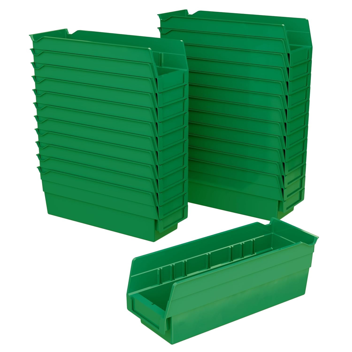 ANHXN Shelf Bins, Heavy Duty Storage Bins for Garage, Closet, and ...