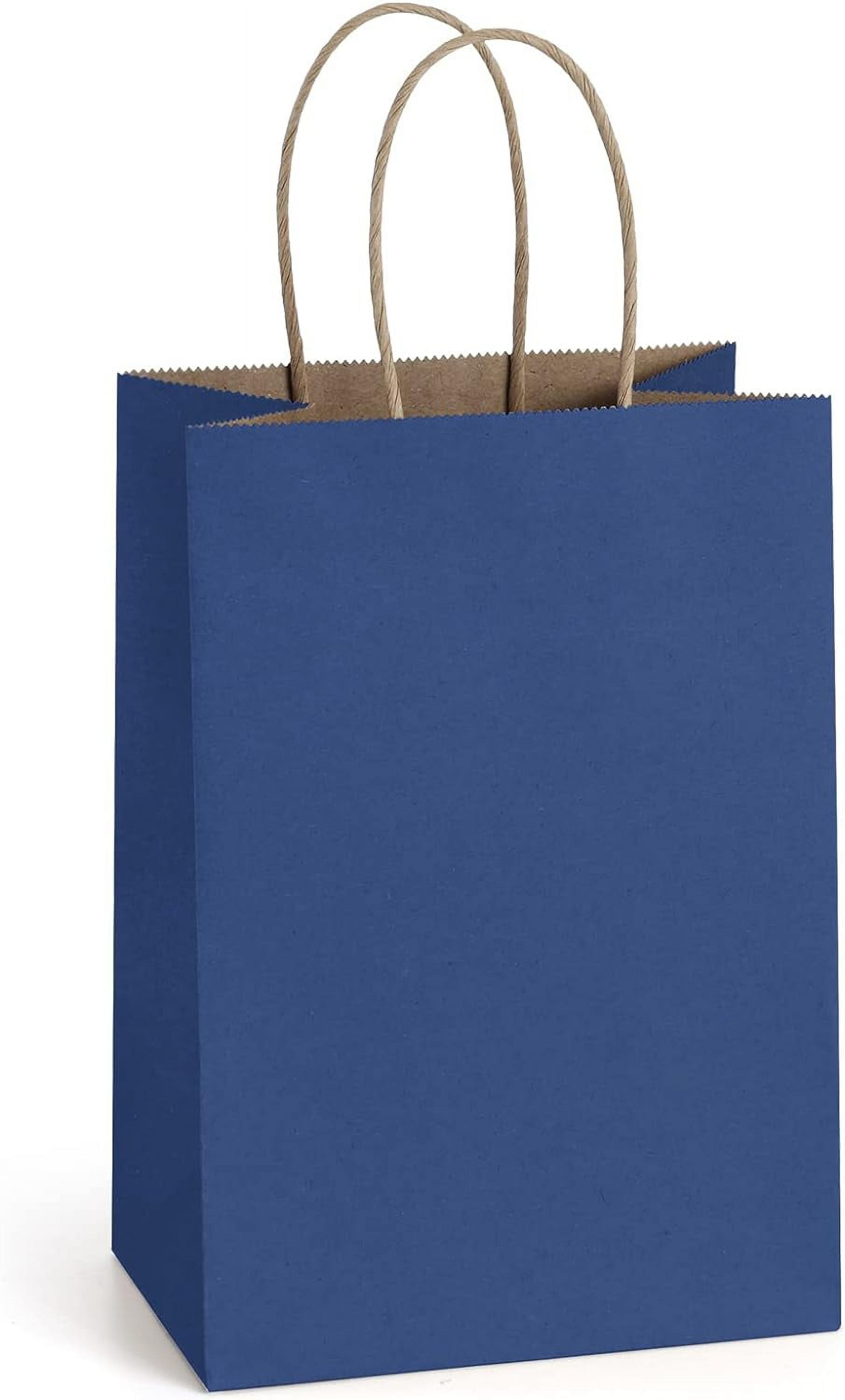 ANHXN Small Gift Bags with Handles Kraft Paper Bags Bulk for Party ...