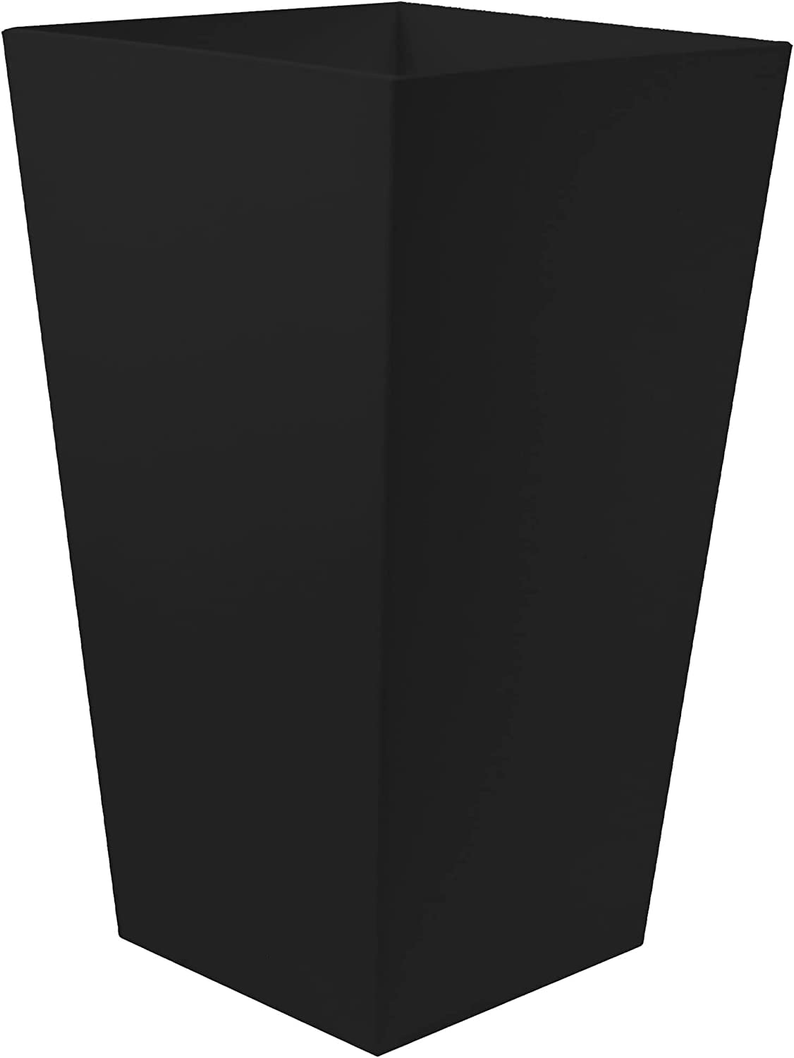ANHXN Tall Finley Tapered Square Planter: Cement Gray - Matte Textured ...