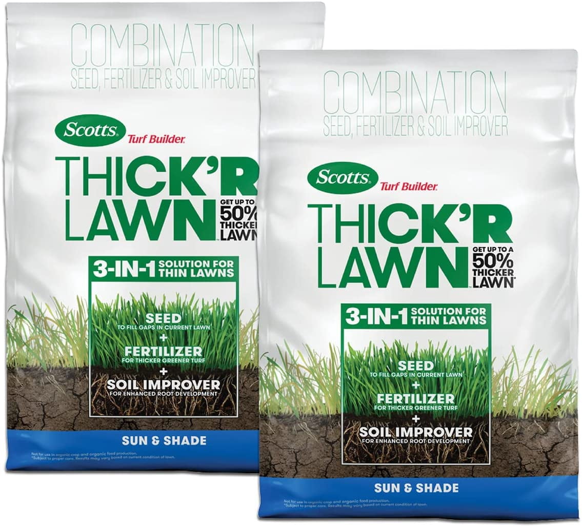 ANHXN Turf Builder LAWN Grass Seed, Fertilizer, and Soil Improver for ...