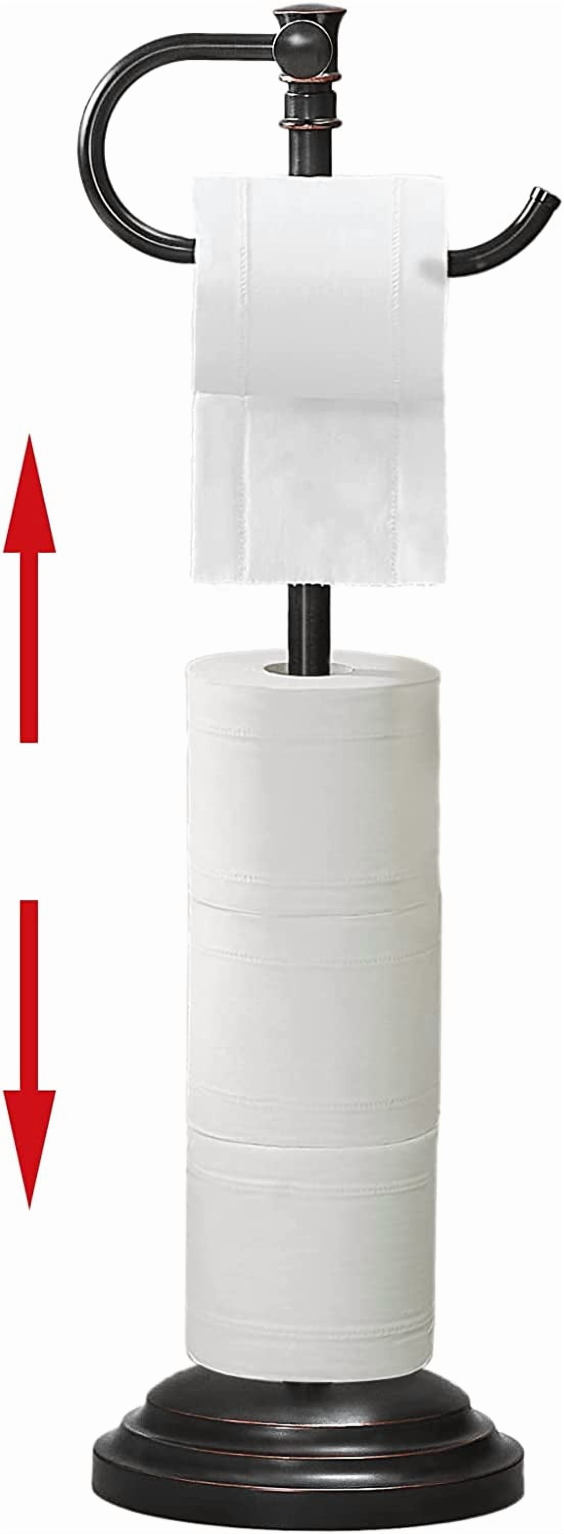 ANHXN adjustable bathroom toilet paper holder, independent toilet paper ...