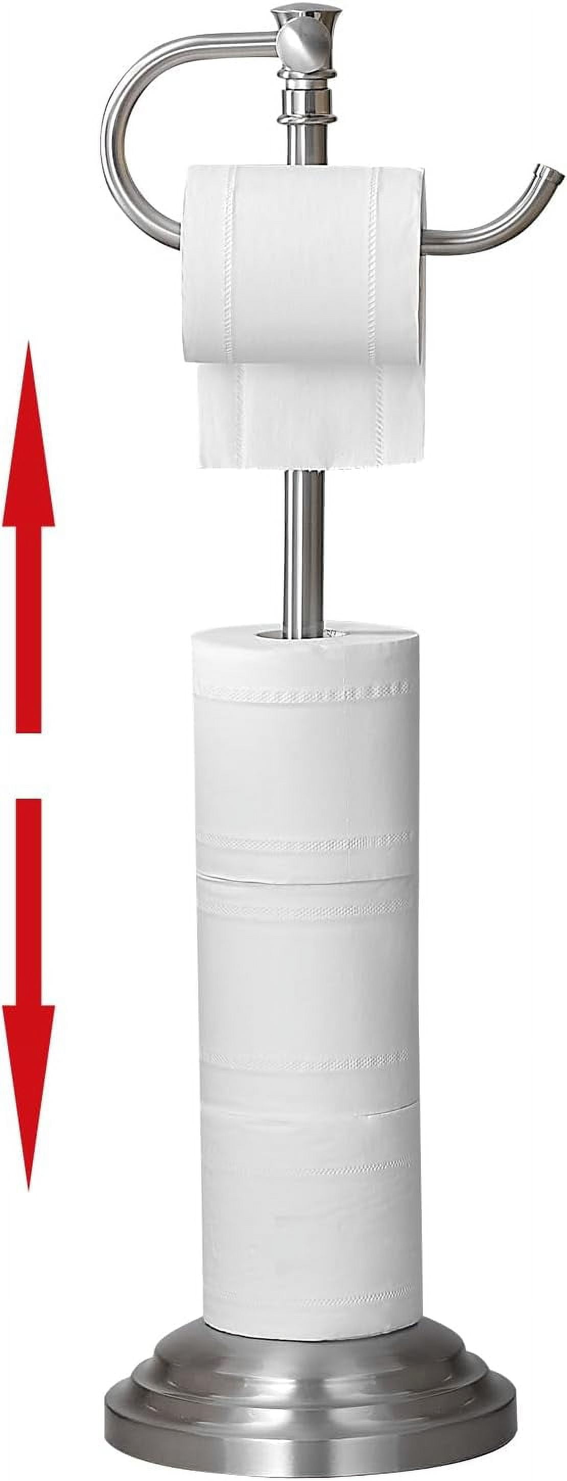 ANHXN adjustable bathroom toilet paper holder, independent toilet paper ...