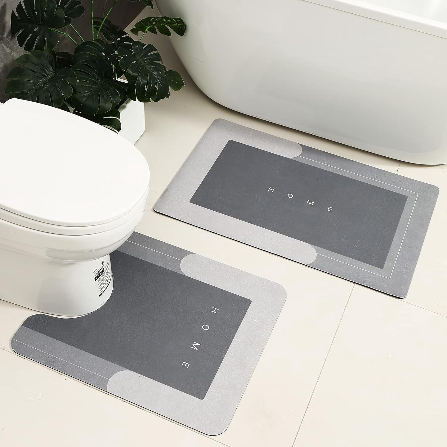 ANHXN bathroom carpet rubber anti slip quick drying carpet, suitable ...