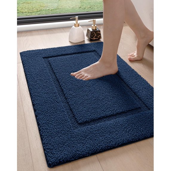 ANHXN bathroom carpet, washable non slip shower mat for shower floor ...