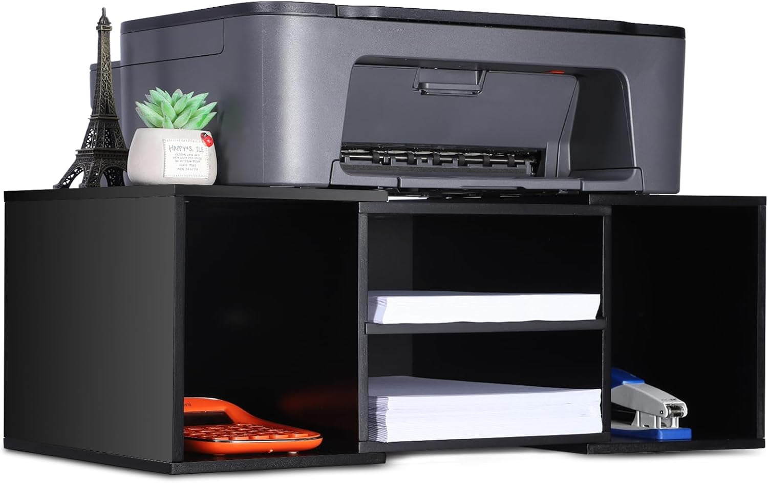 ANHXN printer stand with storage, suitable for home/office, printer ...
