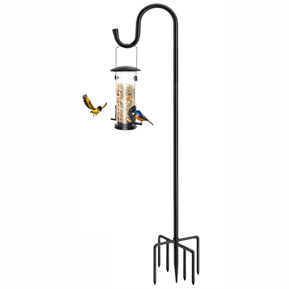 ANIDEER 72" Shepherds Hooks for Outdoor, Heavy Duty Garden Bird Feeder ...