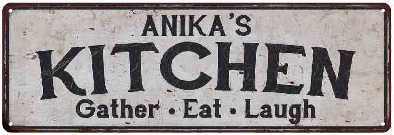 ANIKA's Kitchen Gift Rustic Chic Decor Gift 6x18 Sign 206180051269 ...