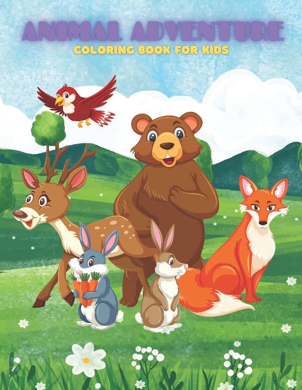 ANIMAL ADVENTURE - Coloring Book For Kids : Sea Animals, Farm Animals ...