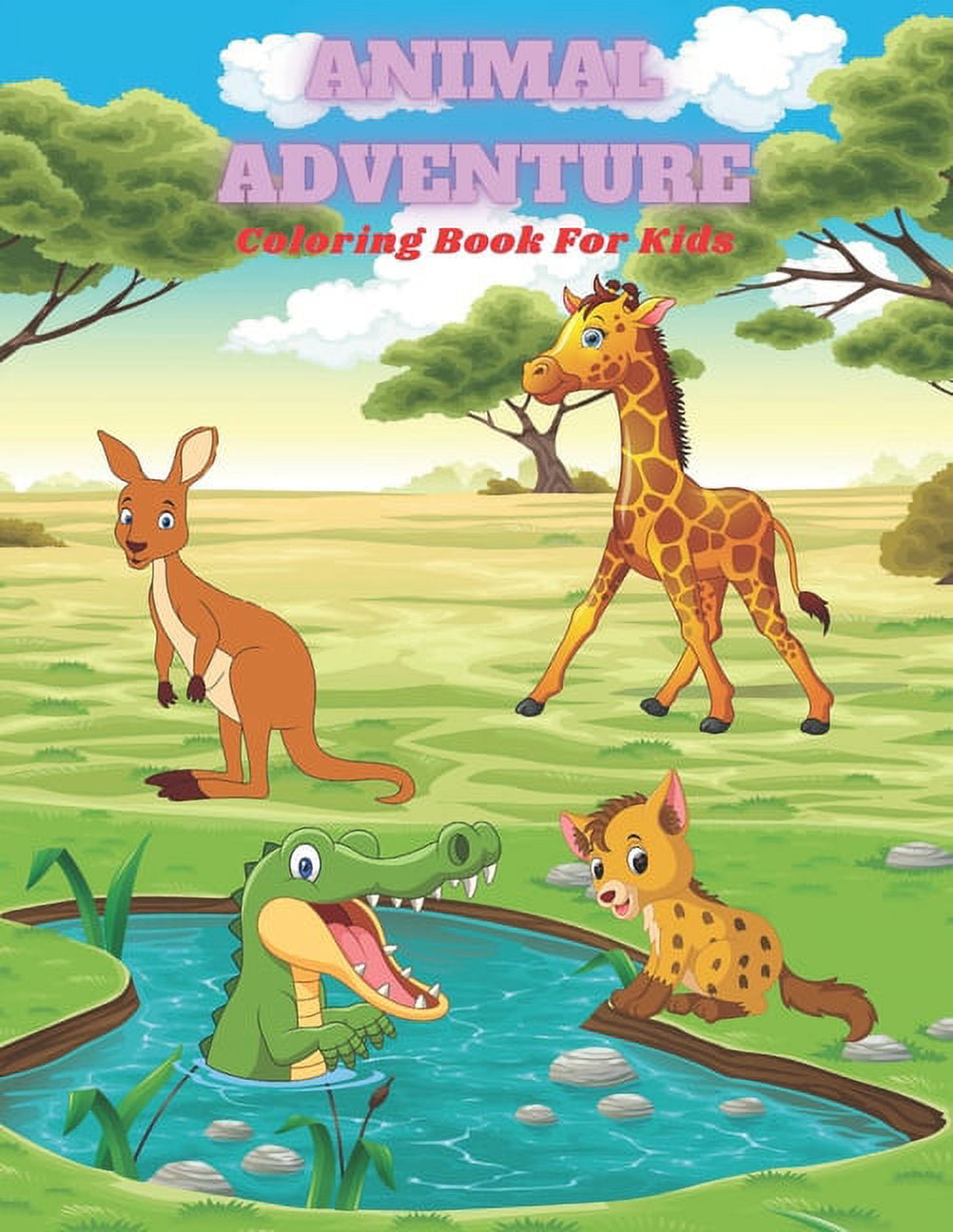 ANIMAL ADVENTURE - Coloring Book For Kids: Sea Animals, Farm Animals ...