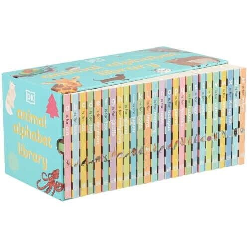 ANIMAL ALPHABET LIBRARY: 26 BOARD BOOK SET, (Board Book) - Walmart.com
