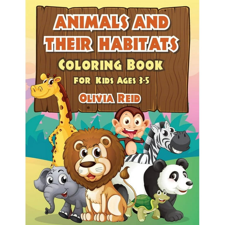 children's animal coloring book