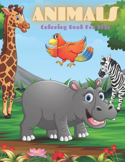 ANIMALS - Coloring Book For Kids : Sea Animals, Farm Animals, Jungle ...
