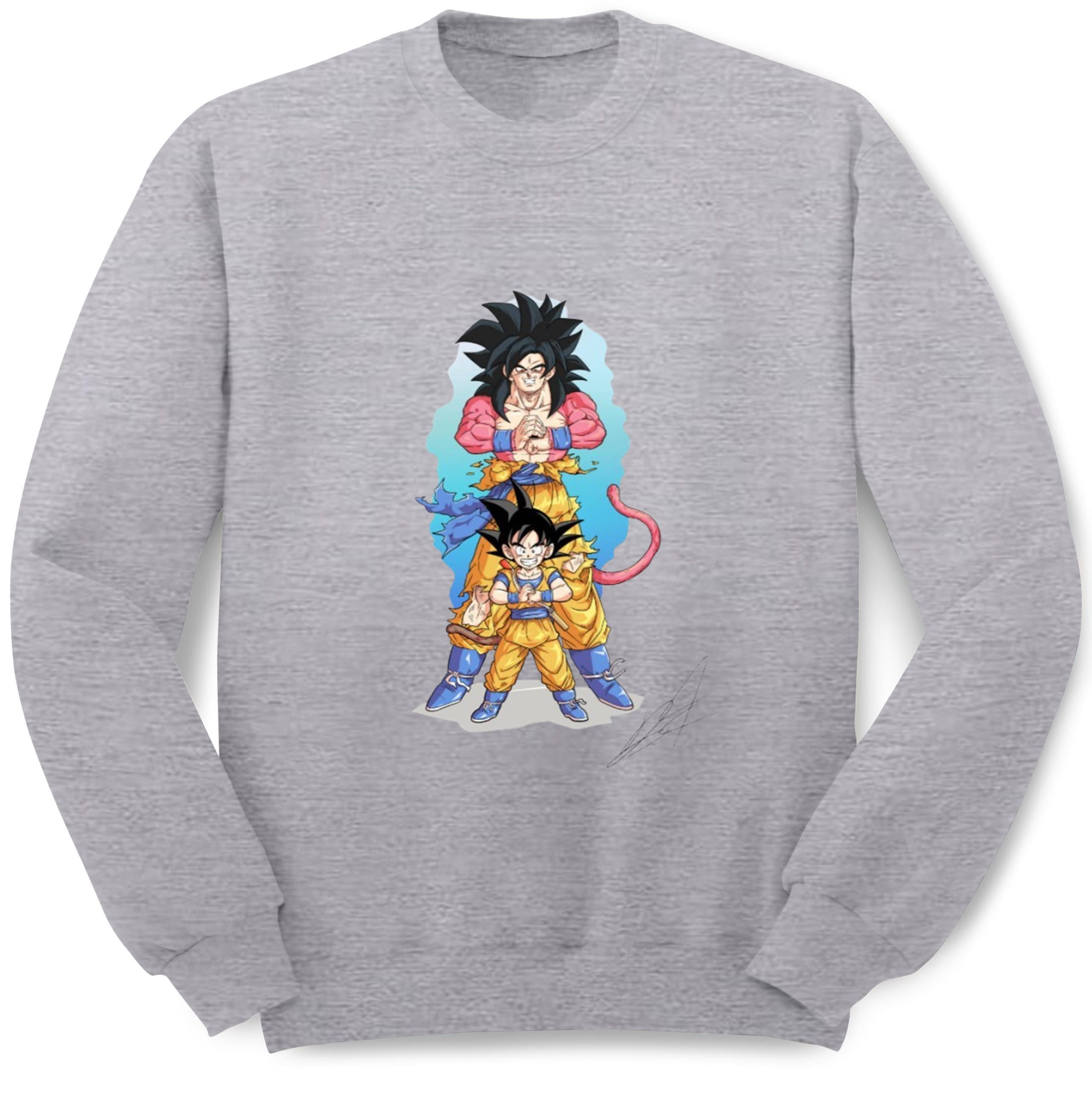 Anime Goku Daima And Ssj4 Graphic Tee Limited Edition